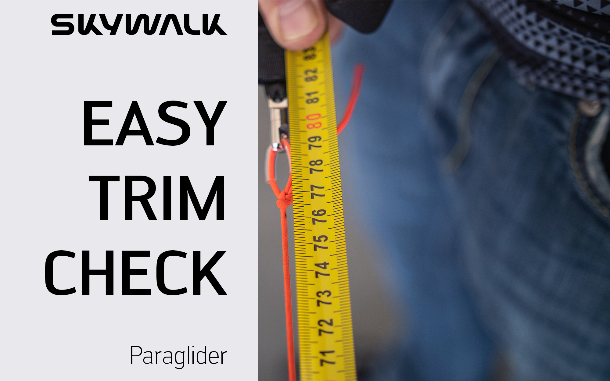 skywalk paragliders - Info - skywalk Easy-Trim-Check