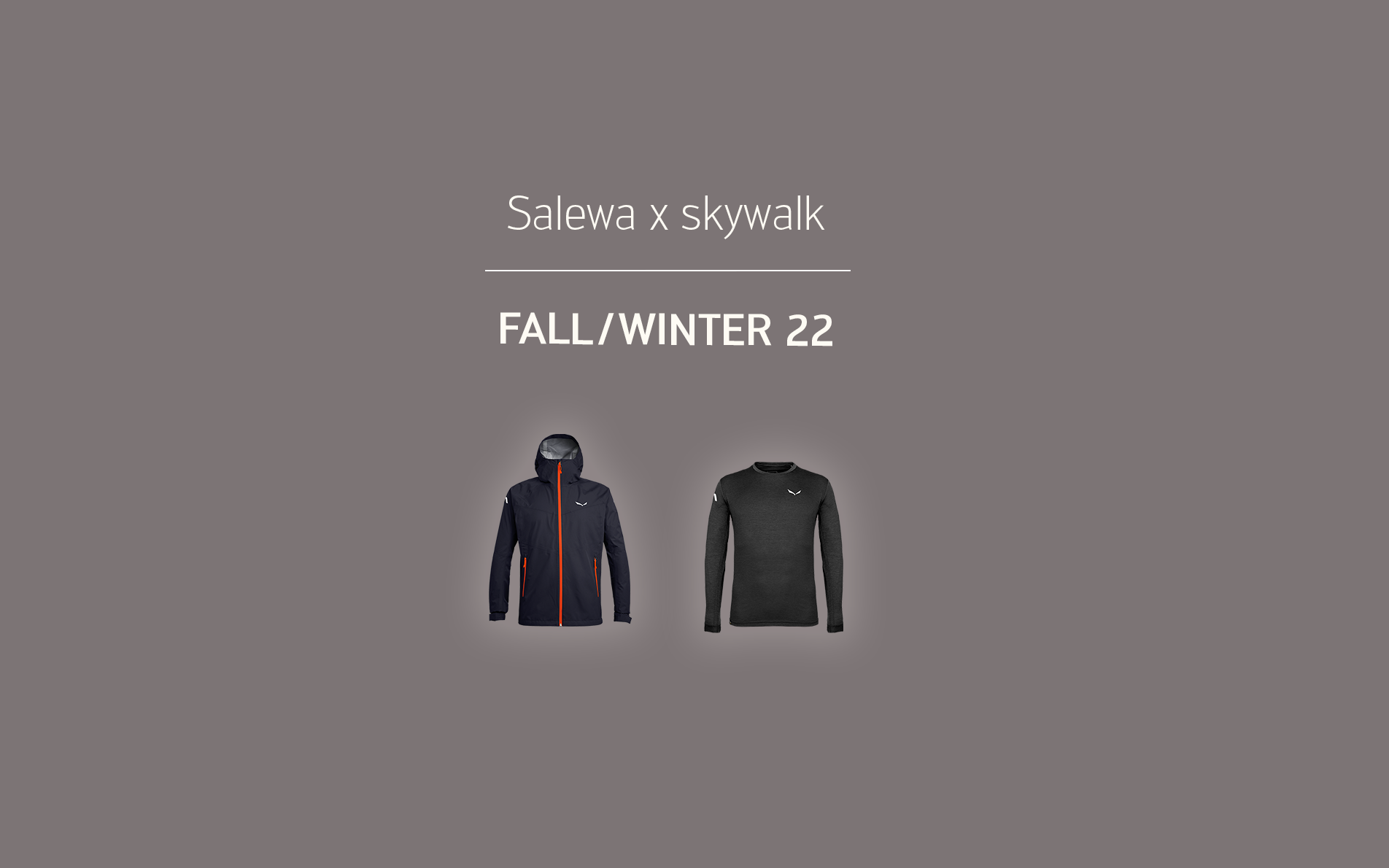 skywalk x Salewa Fashion Fall / Winter 2022 - skywalk Paragliders